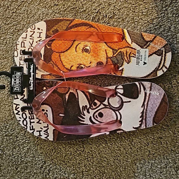 Disney | Shoes | Nwt Vintage Walt Disney World Flip Flops Sz 9 | Poshmark